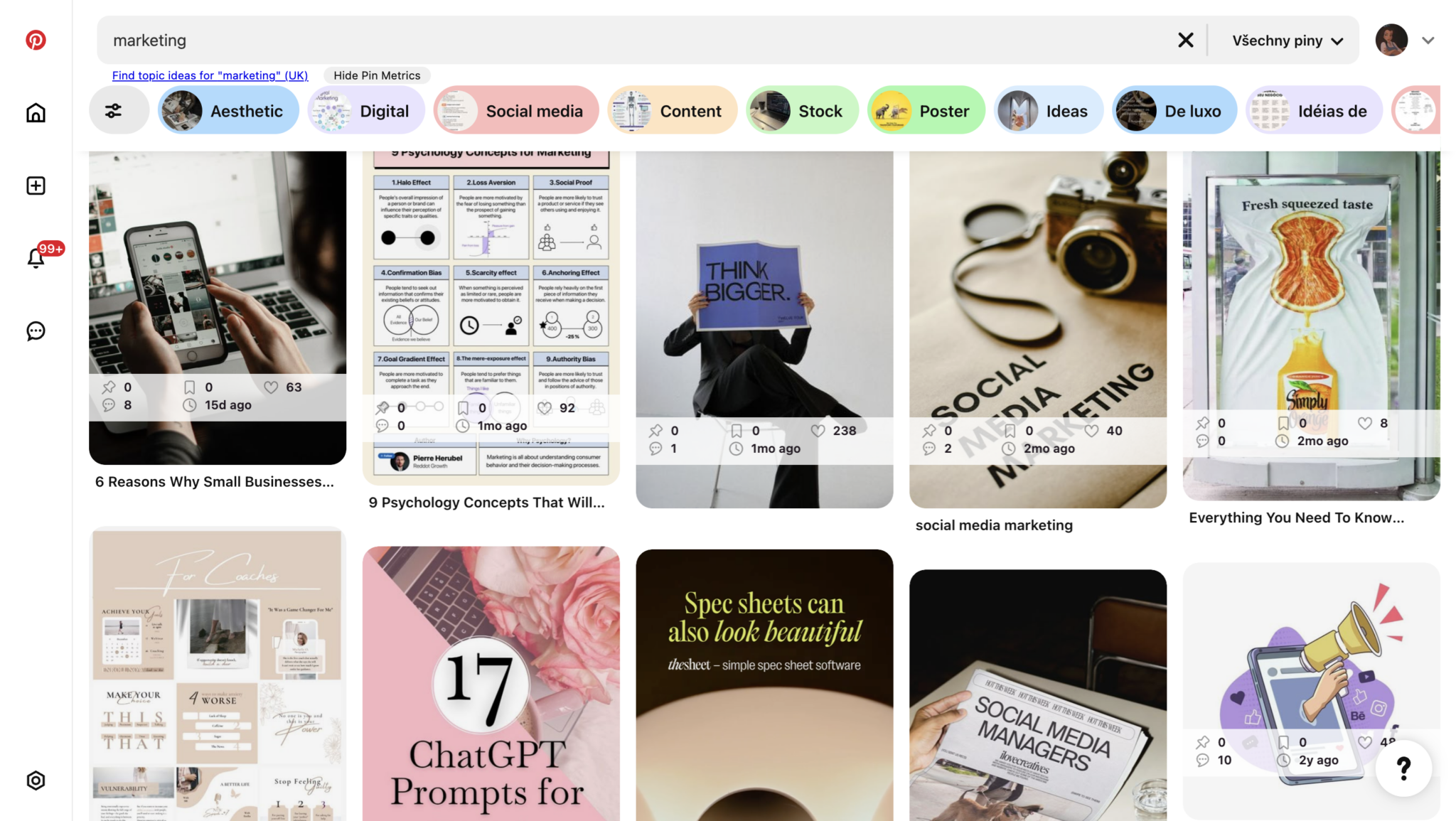 Pinterest - vše co potřebujete vědět ({current_date:Y}) | Vojtěch Bruk